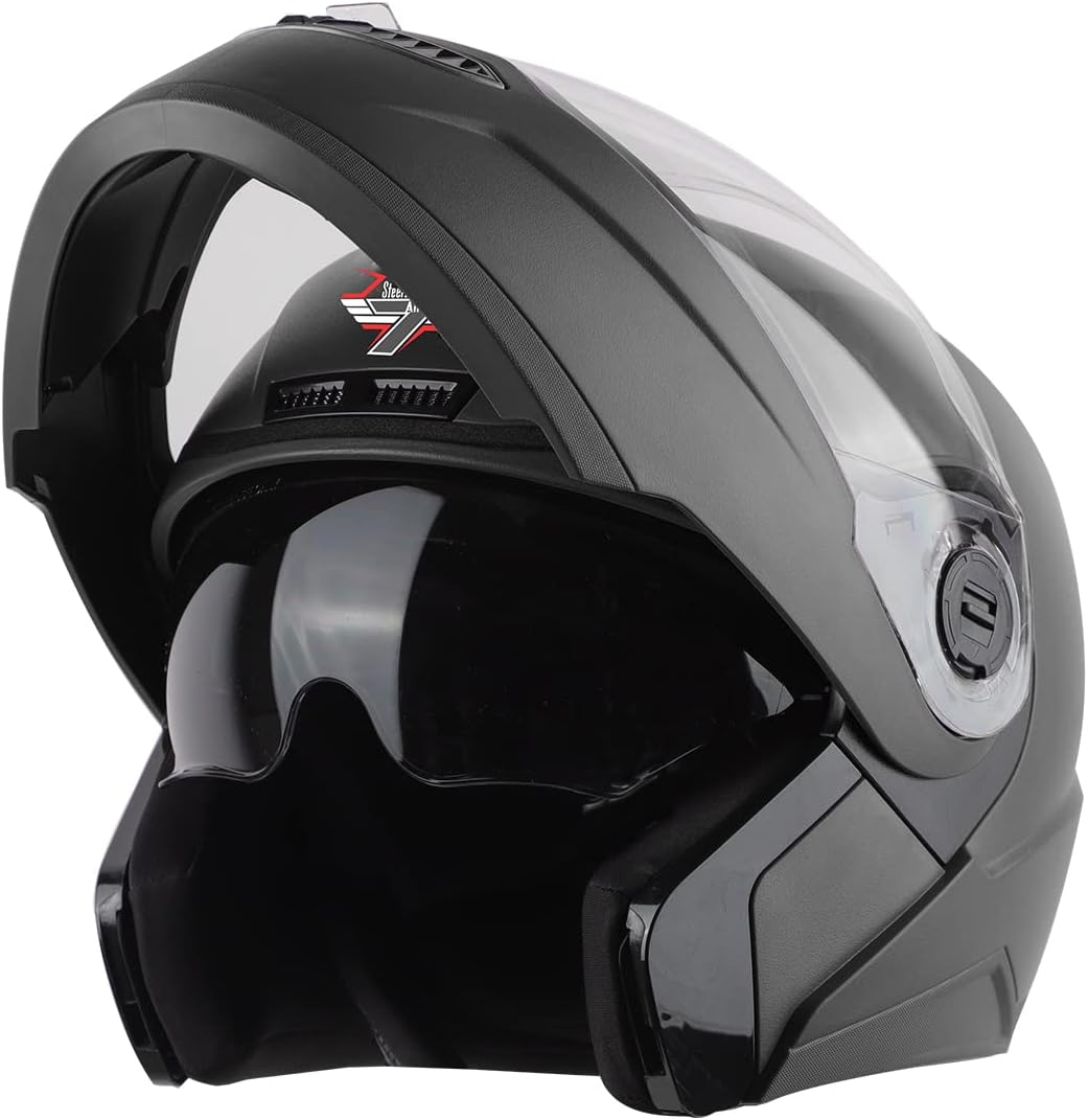 Steelbird Rox Cyborg ISI Certified Full Face Helmet for Men and Women ...