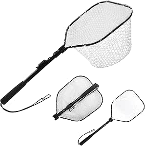 Amazon.com : Neween Fishing Net Fish Landing Net Collapsible Fish Net ...