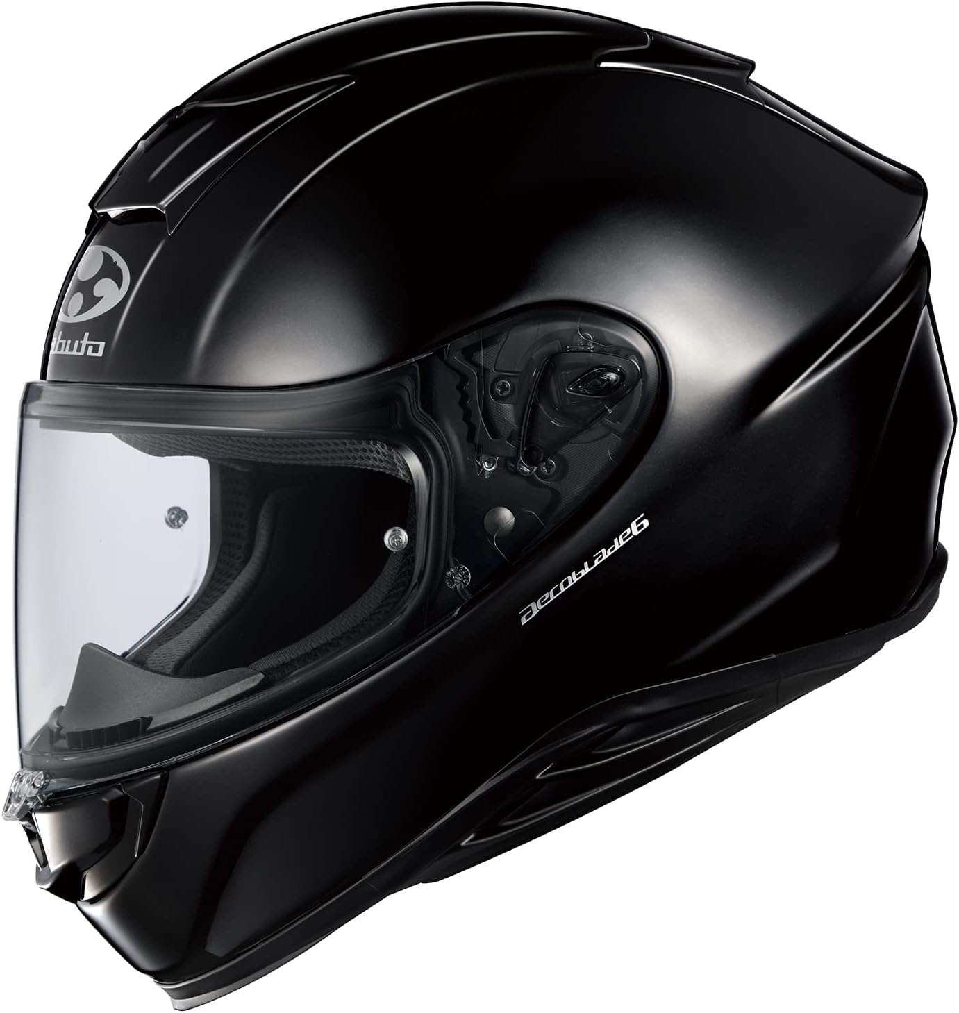 Amazon.co.jp: OGK KABUTO(OGK KABUTO)バイクヘルメット フルフェイス AEROBLADE6 ブラック ...