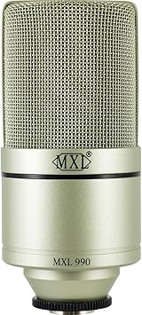Amazon.com: MXL 990 Condenser Microphone for Podcasting, Singing, Home ...