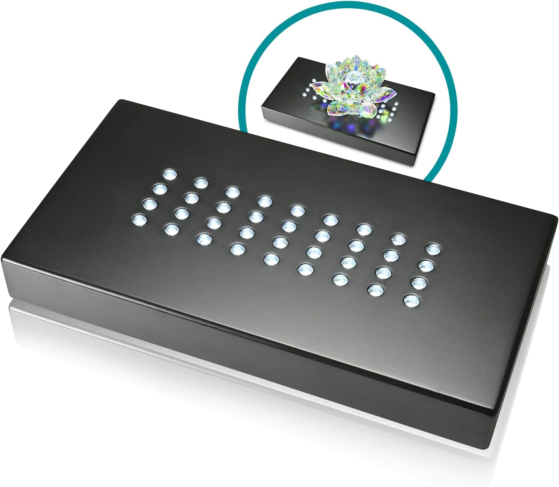 Amazon.com: OnFireGuy Lighted Display Box Riser for Glass, Minerals ...