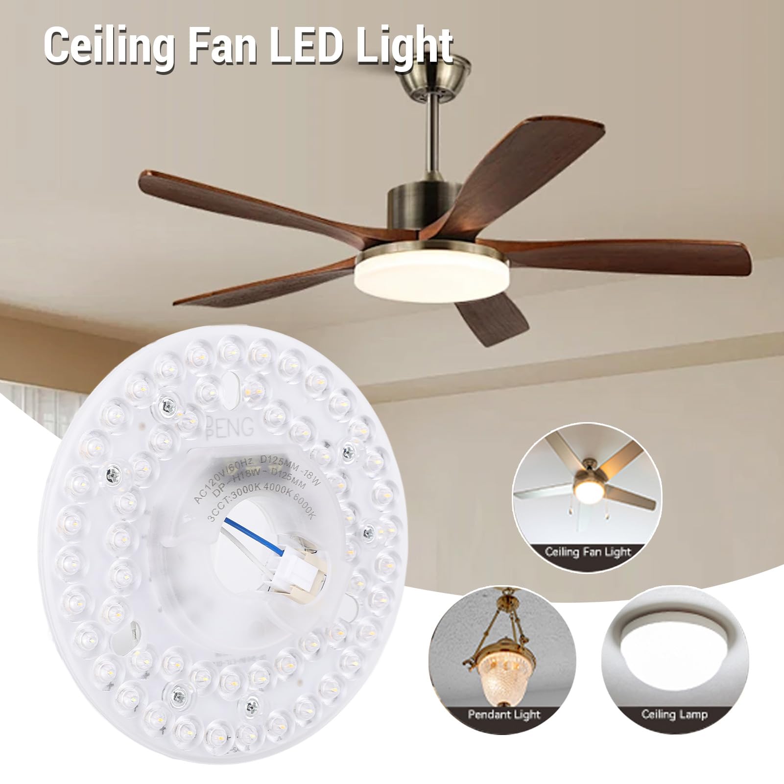 Spotlight Hunter Ceiling Fan Light Kit