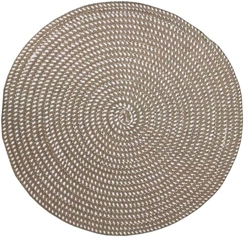 Amazon.com: Fixseed Small Rug for Bedroom Brown Circle Rug 2 Ft Shag ...