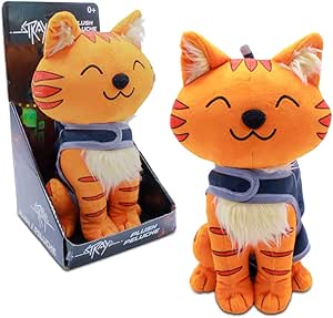 Amazon.com: Just Toys Stray 12″ Mega Plush Cat with B‑12 Drone ...