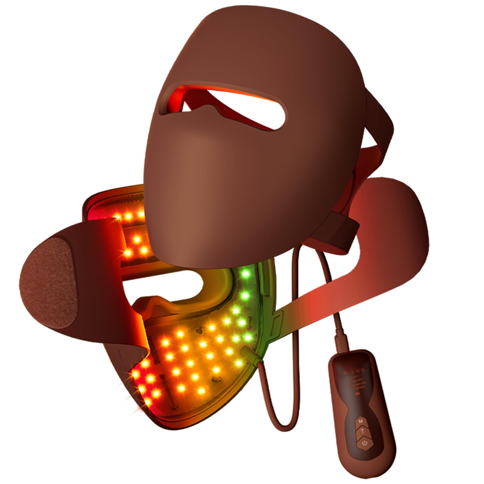 IMICHI 9D LED Face Masks Light Therapy, 320 LEDs, 4 Colours, Red Light ...