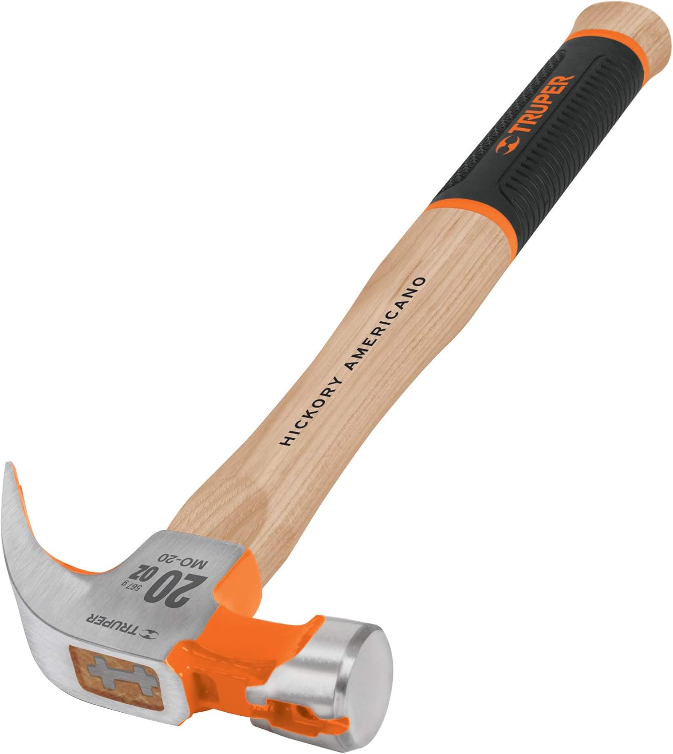 TRUPER MO-16 Polished Curved Claw Hammers 16Oz(454g) Handle 13"(330mm ...