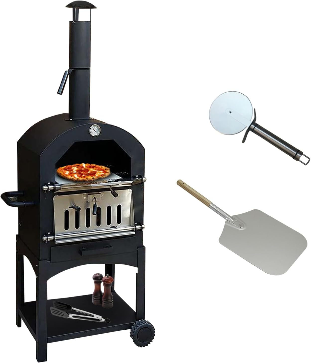 Castmaster stoves® - XL Cast Iron Pizza Oven : Amazon.co.uk: Garden
