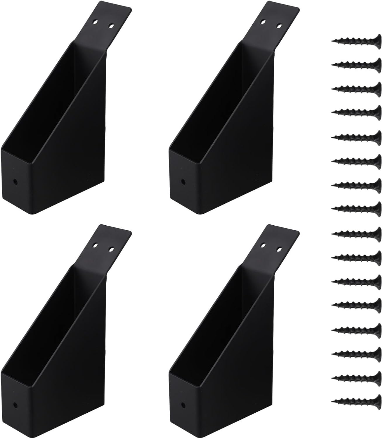 45 Degree Angle Heavy Duty Pergola Brackets for 2x4 Wood Posts, Iron ...