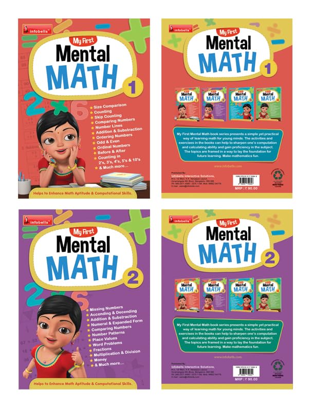 Buy infobells My First Mental Math English Educational Learning Book ...