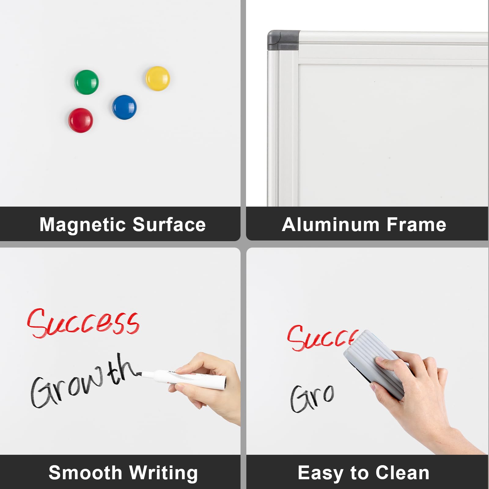 Snapklik.com : Comix Large Magnetic Dry Erase Board, 72" X 40" Foldable ...