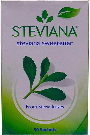 Steviana Zero-Calorie Stevia Sweetener, 100 Sachets Box ( 100 X 2.5g ...
