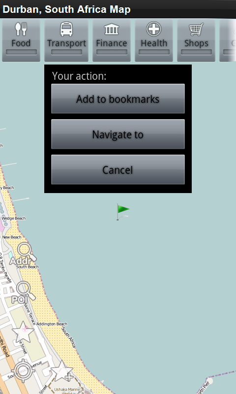 Maps Durban South Africa