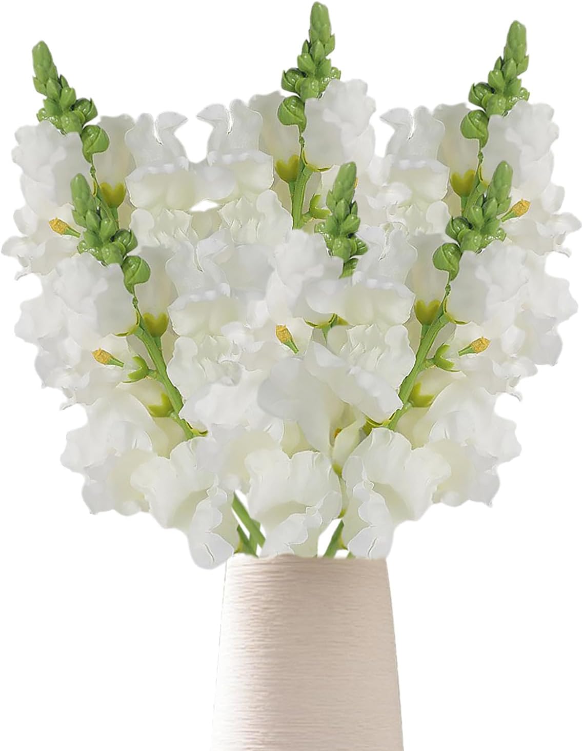 Amazon.com: Firlar Snapdragon Artificial Flowers Set of 6, Real Touch ...