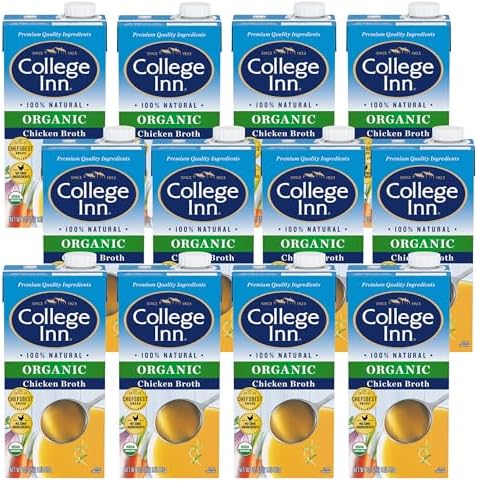 Amazon.com : College Inn Organic All Natural Chicken Broth, 32 Fl Ounce ...