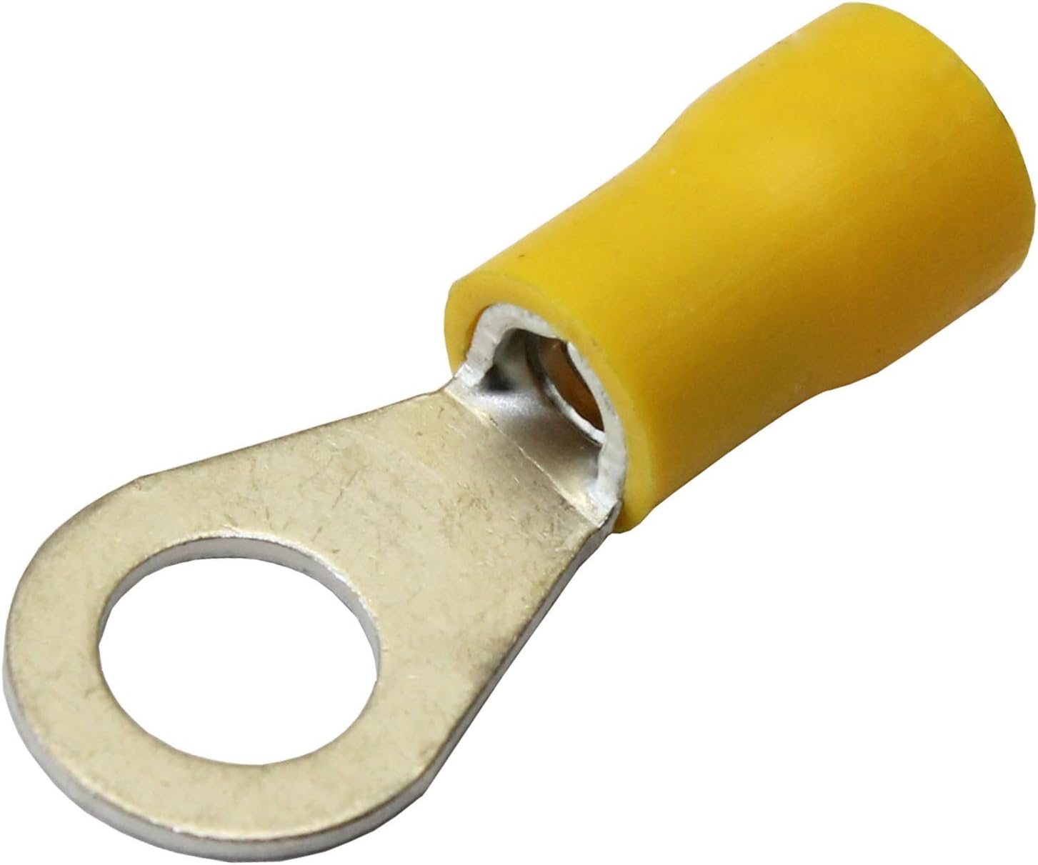 All Trade Direct 20 x Yellow 6.4mm Ring Insulated Wire Connector ...