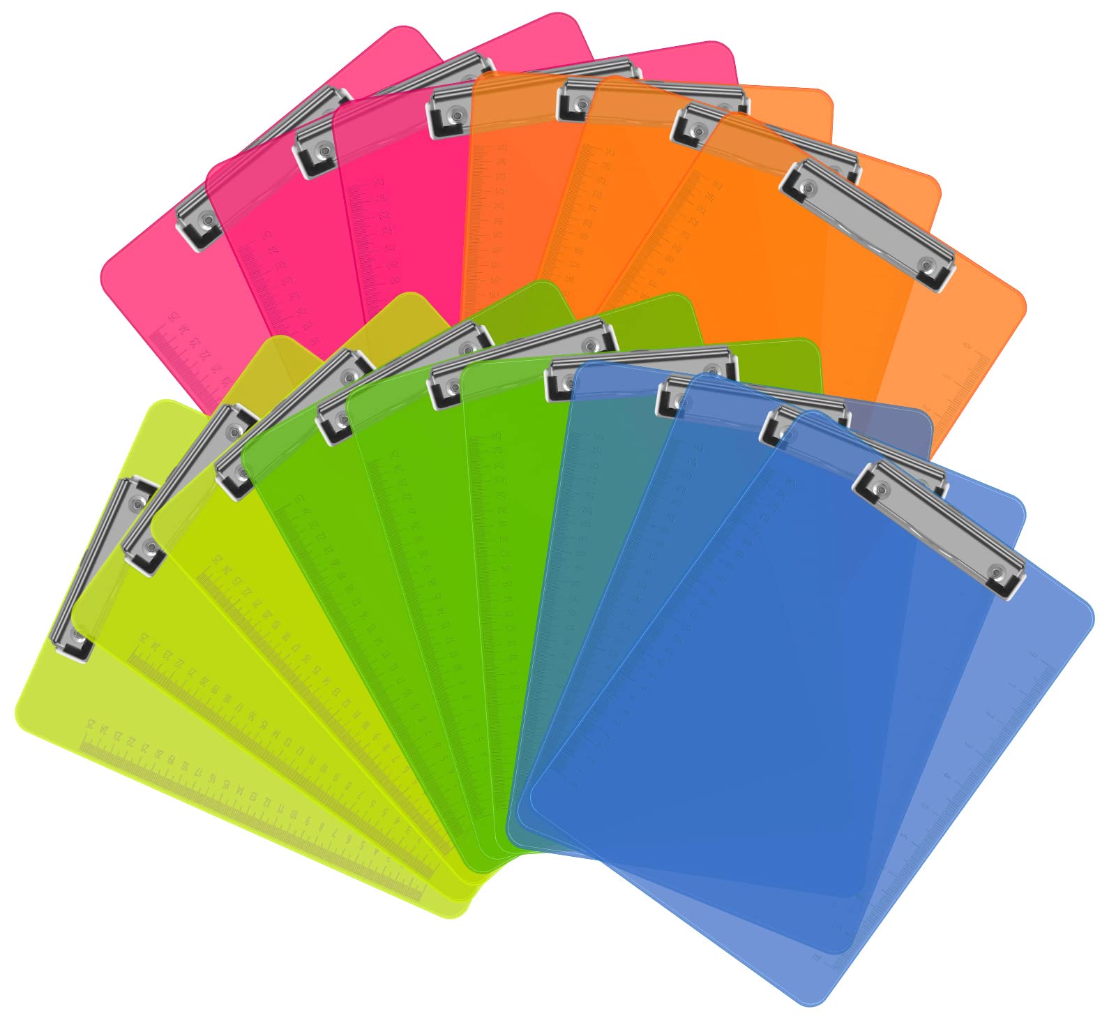 Snapklik.com : Clipboards, 15 Pack Upgrade Plastic Clipboards Low ...