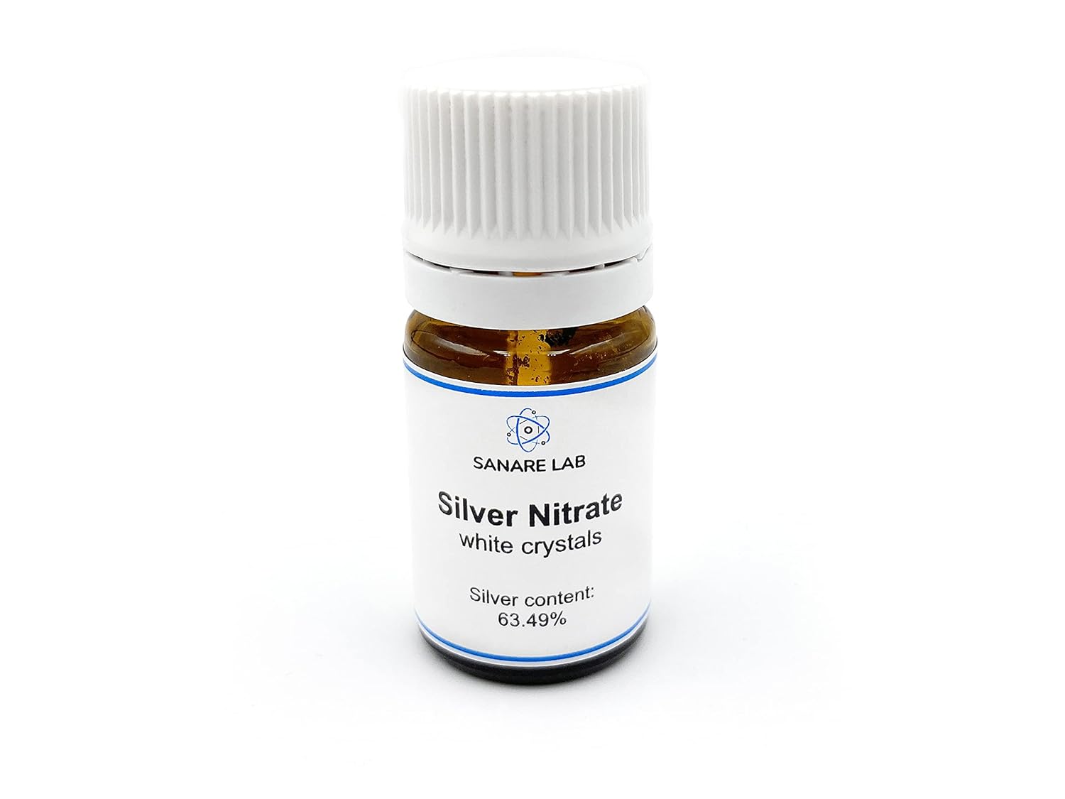 Sanare Silver Nitrate Powder, 5 Grams, Purity 99.99, AgNO3 : Amazon.in ...