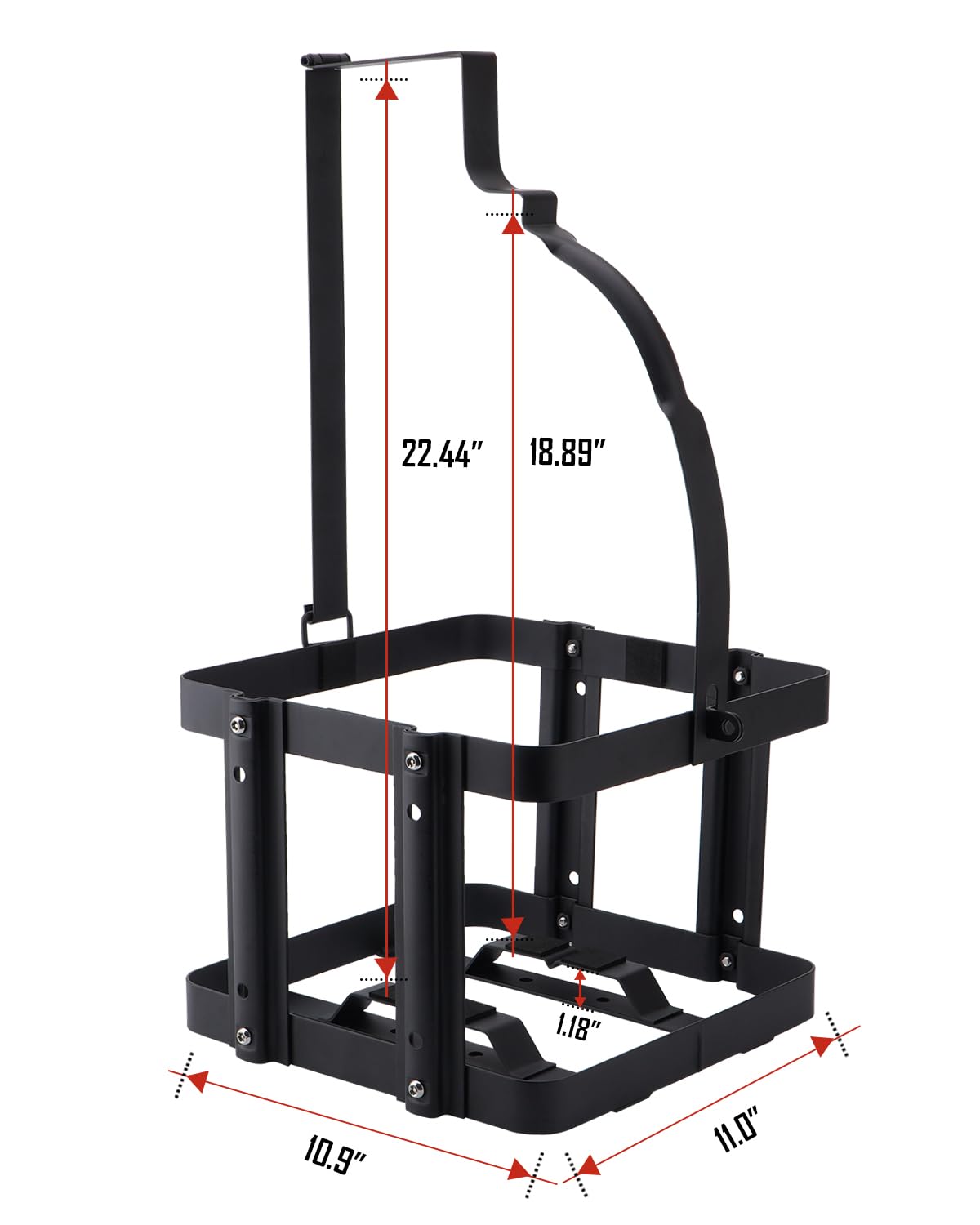 Snapklik.com : SPARKWHIZ Fuel Jug 5 Gallon Liquid Container Holder ...