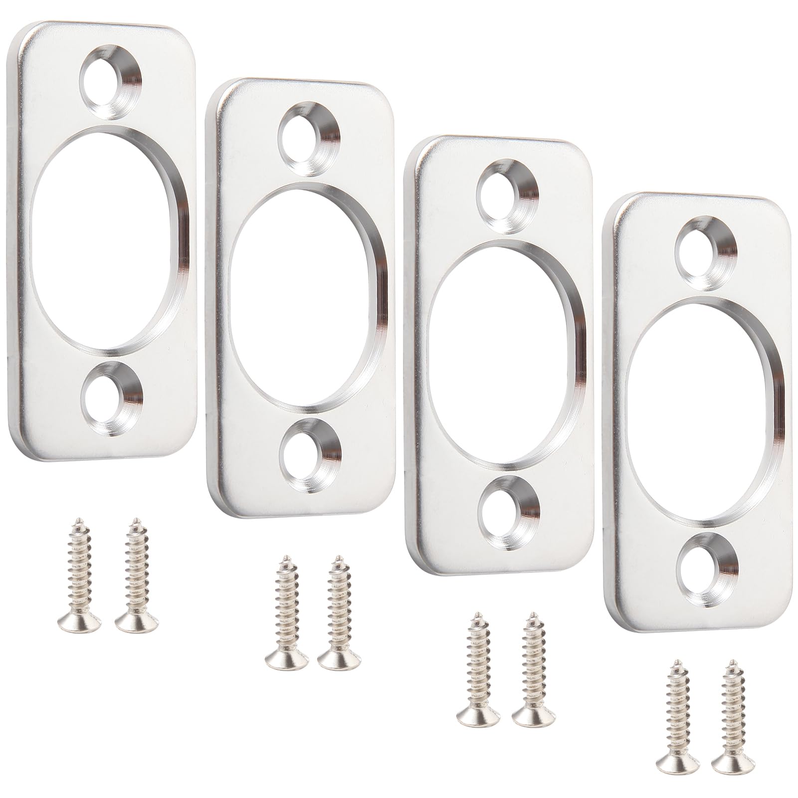 Deadbolt Strike Plate Door Strike Plate, Round Corner Deadbolt Strike ...