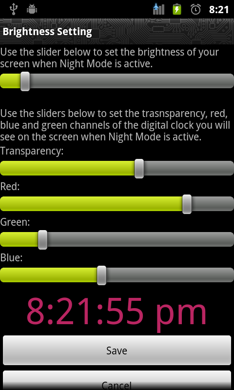 Night Mode - Night Clock - App on Amazon Appstore