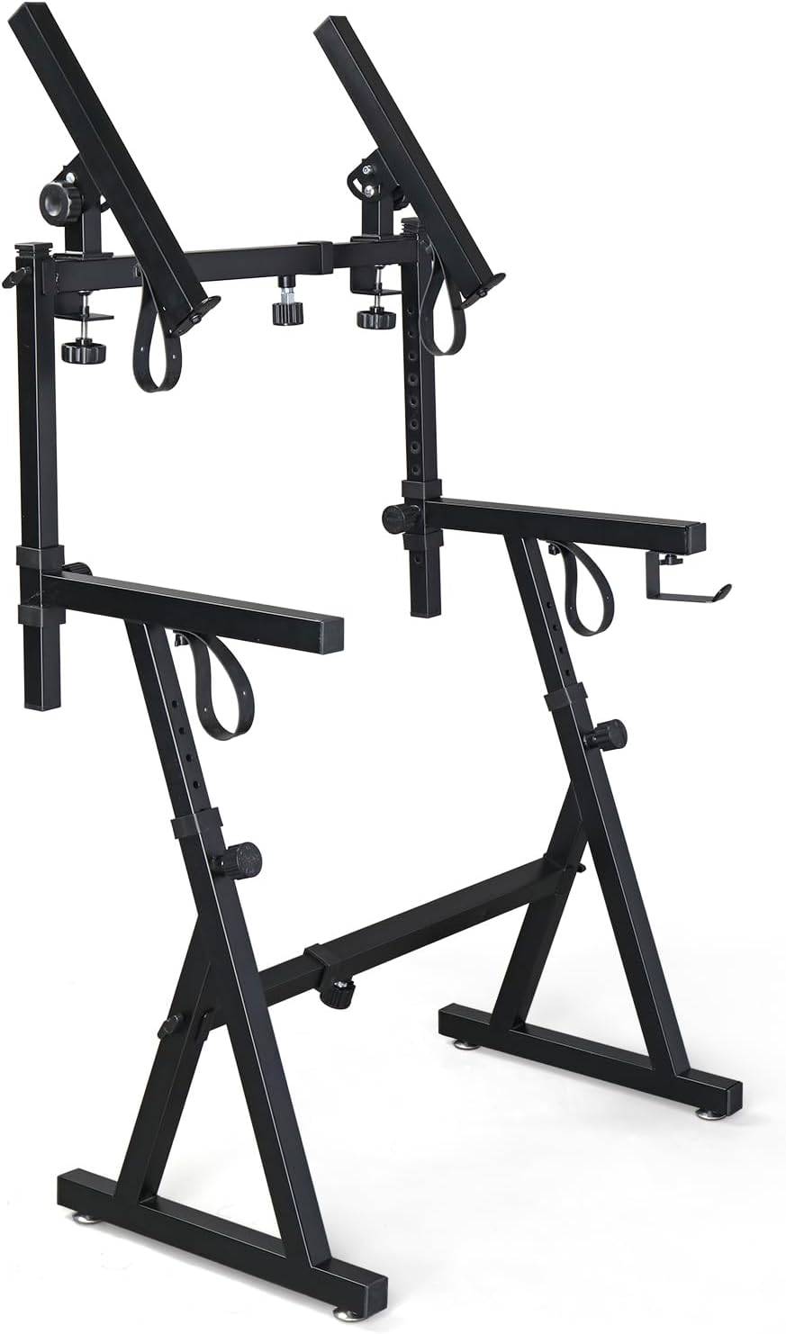 Amazon.com: Rockville Z55 Z-Style 2-Tier Keyboard Stand+Travel Bag ...