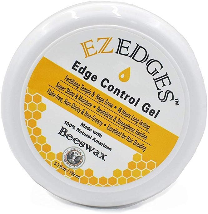Amazon.com : EZEDGES Beeswax Edge Control Gel, Fertilizing Temple/48 ...