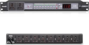 Amazon.com: FMUSER 10-Outlet Power Sequencer Conditioner, 3000W Rack Power Conditioner with ...