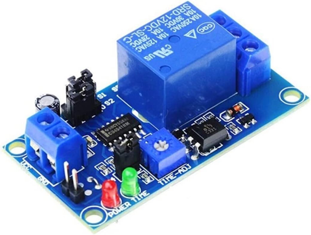 Amazon.com: FUDGIO DC 12V Digital Time Delay Relay LED Display Cycle Timer Control Switch ...