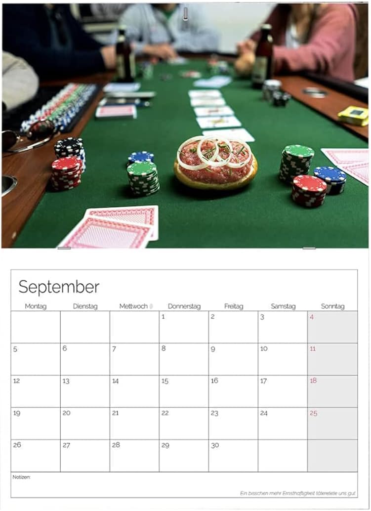 Der Mettkalender 2024 witziger Organizer Wandkalender DIN A4 quer - das ...