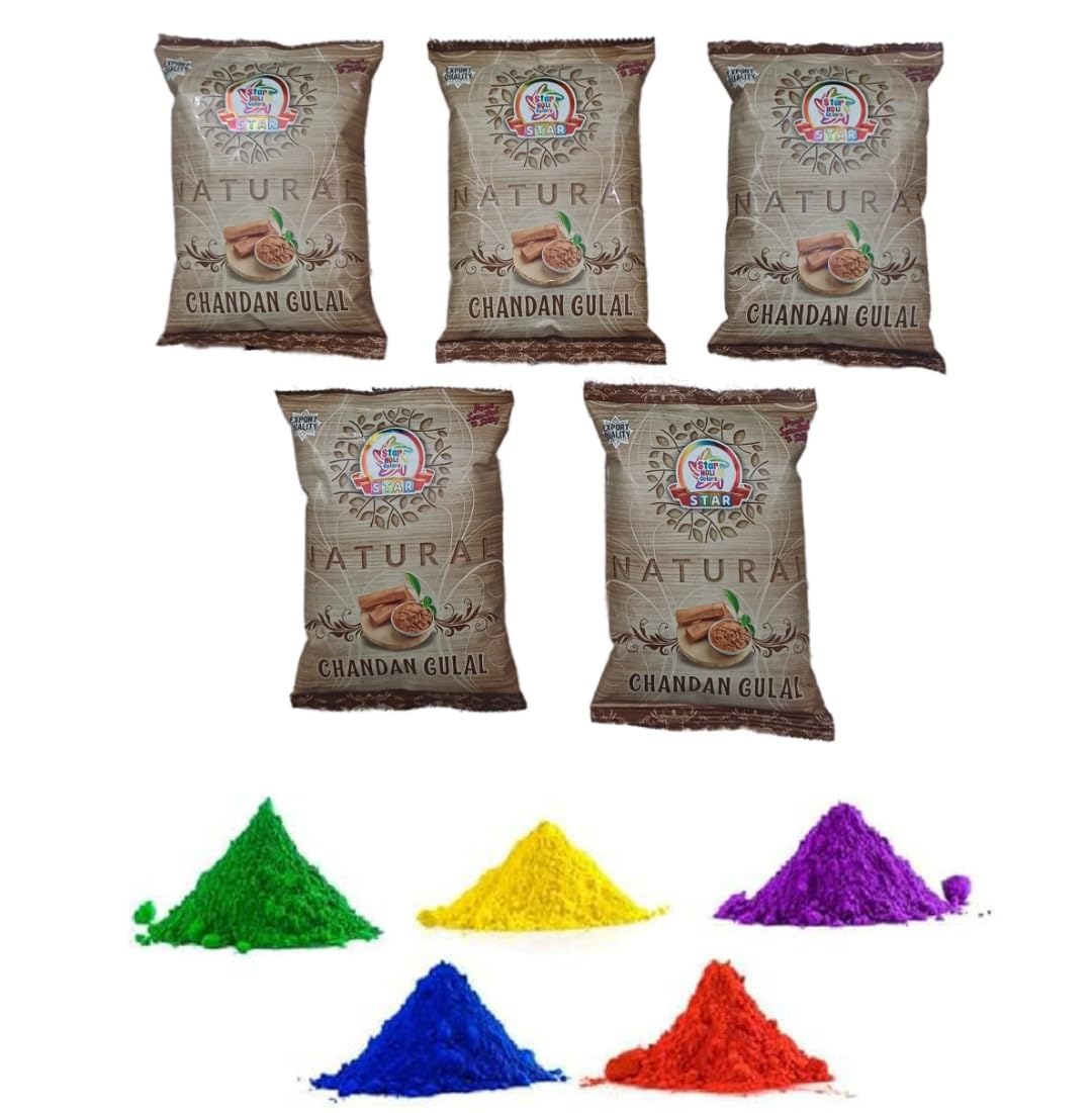 Buy Chandan Gulal Packet -E-500 Gram Pack - Skin Friendly | Natural ...