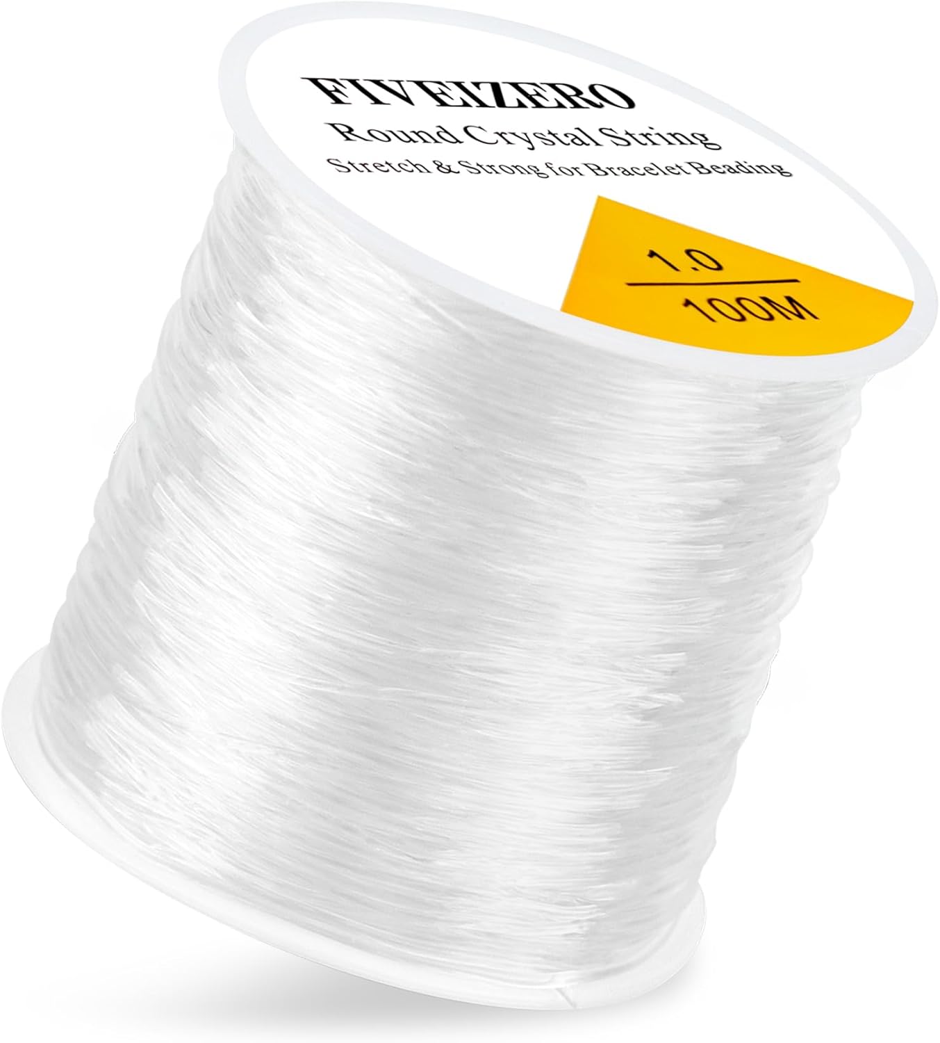 Amazon.com: 1 Rolls FIVEIZERO Elastic Bracelets String Cord, 1mm Round ...