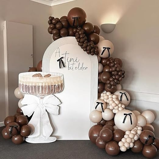 Amazon.com: A Tini Bit Older Martini Balloon Garland Arch Kit, 146Pcs ...