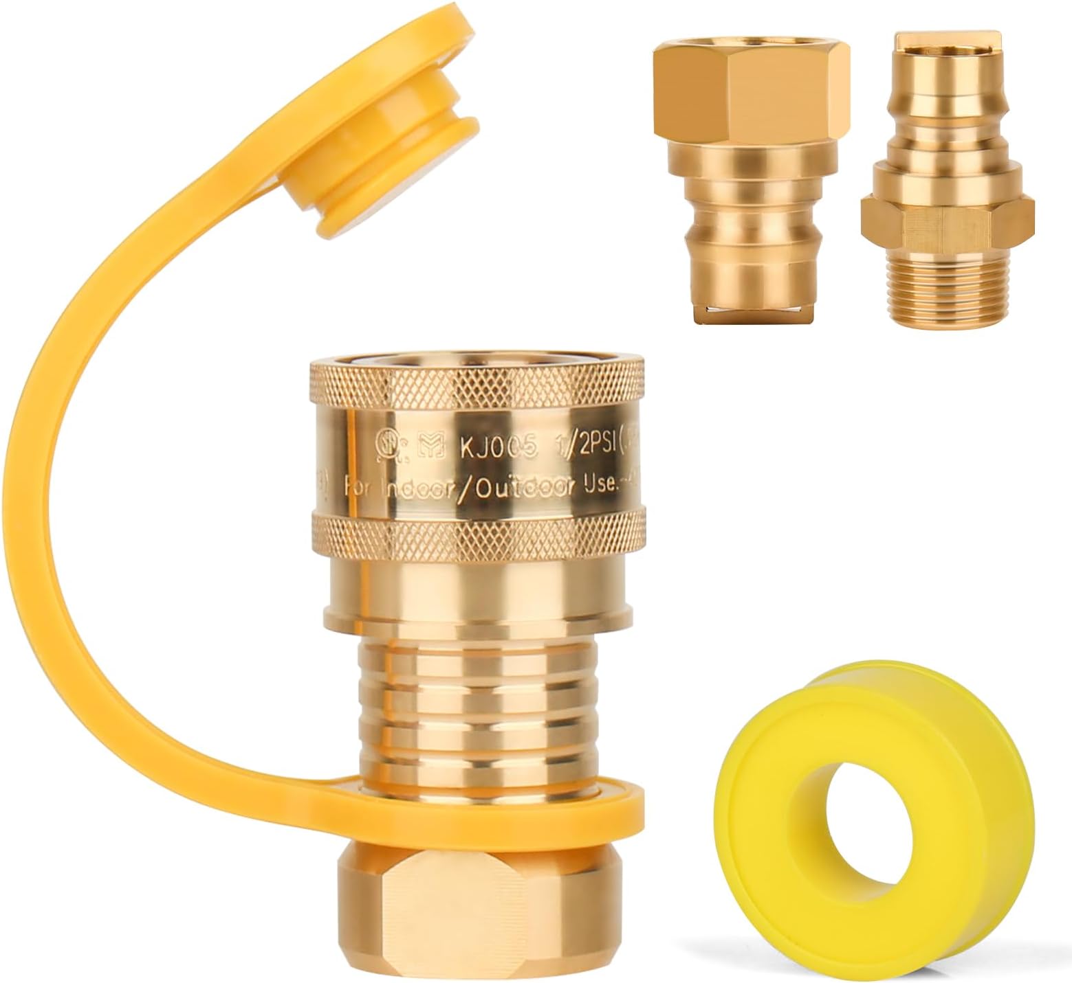 Amazon.com: 3/4” Natural Gas/Propane Quick Connect Fittings Convert for ...