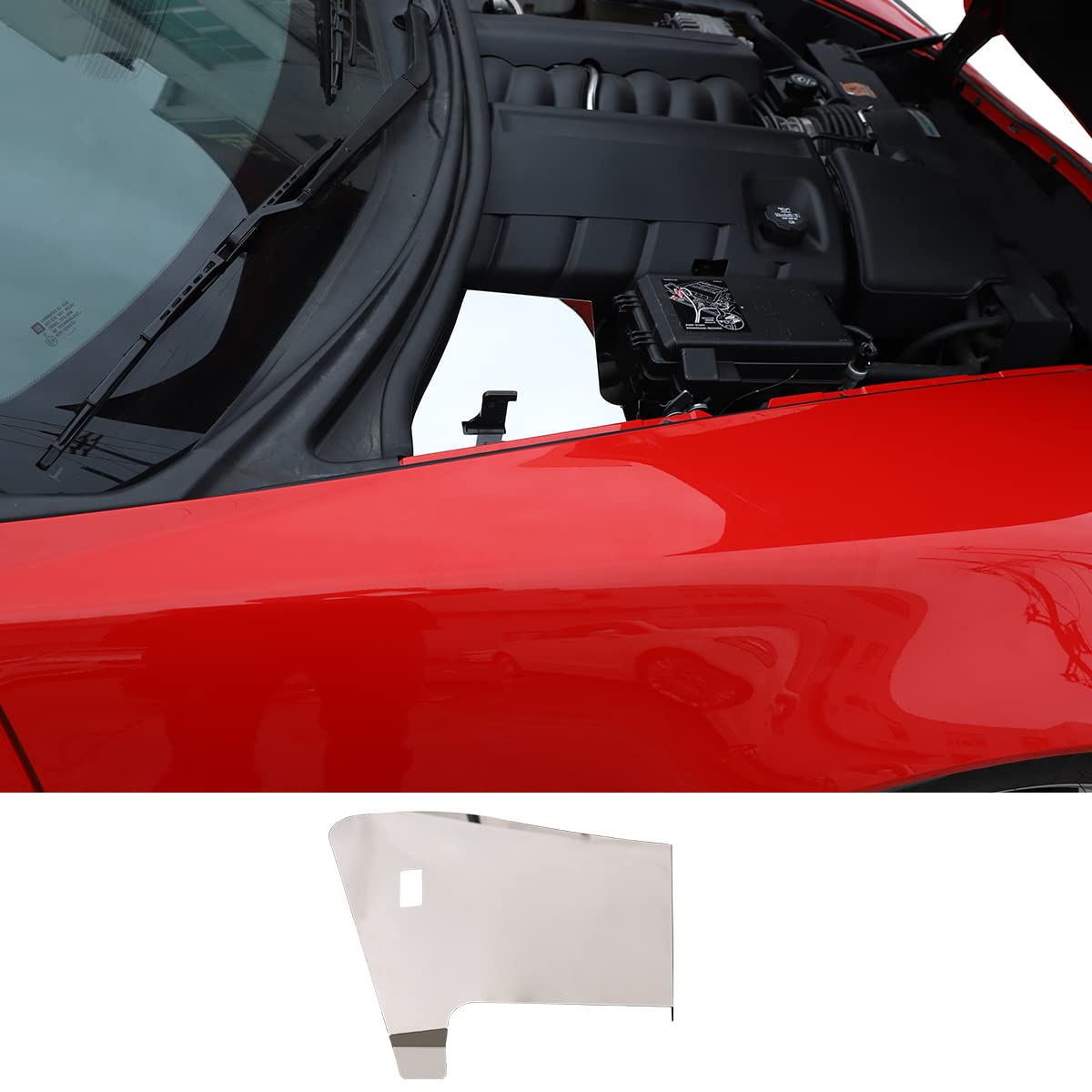 Amazon.com: Stainless Engine Bay Side Panel Cover for Chevrolet ...