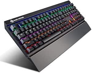 Amazon.com: Mechanical Keyboard Square Key Cap Color Backlit Gaming ...