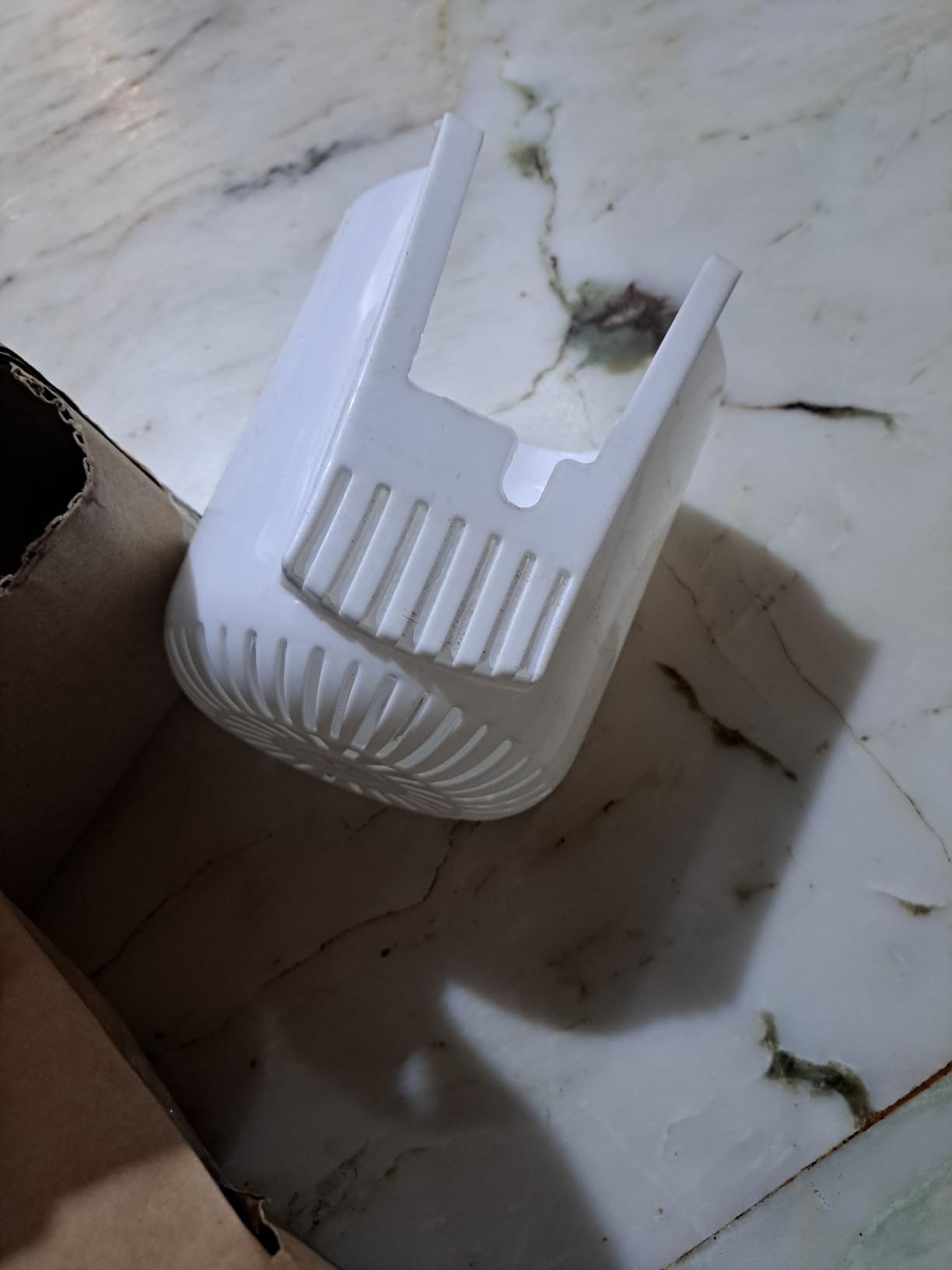 White Plastic Table Fan Back Cover&Guard Lock Nut & Set 00-2 : Amazon ...