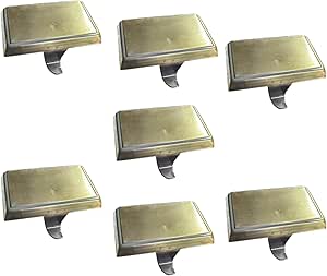 Amazon.com: popamaz Christmas Stocking Holder for Mantel(Bronze,7PCS ...