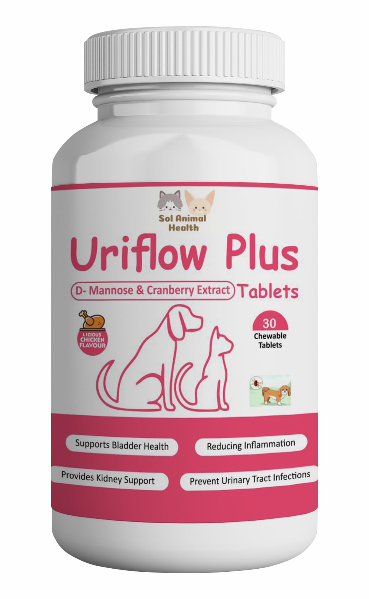 Buy Uriflow Plus Chewable Tablets | Dogs and Cats | Urinary Tract ...