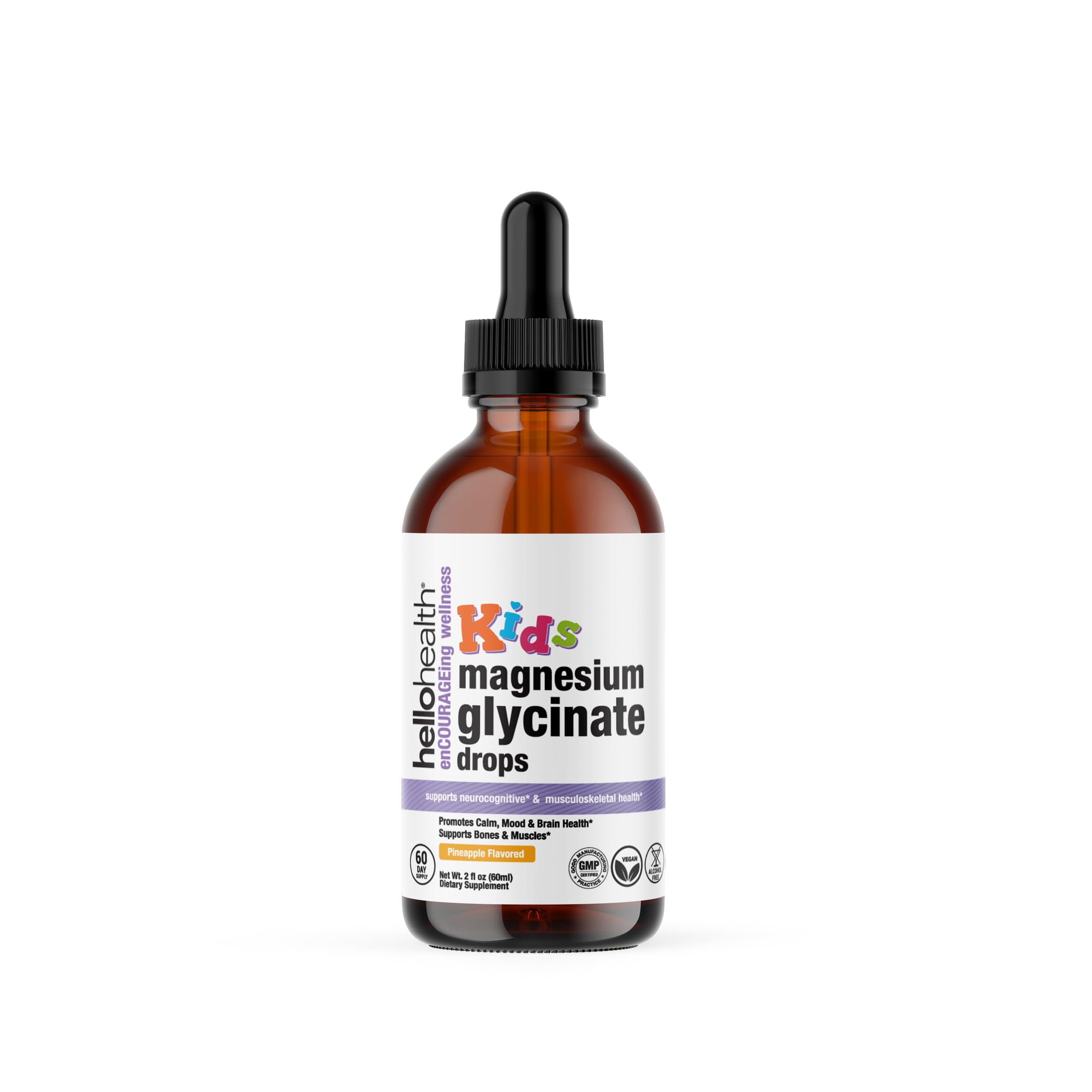 Amazon.com: Kids Magnesium Glycinate Liquid Drops – Sugar Free Liquid ...