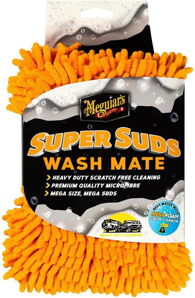 Meguiar's Super Suds Wash Mate - Super Soapy Suds - Sponge for Washing ...