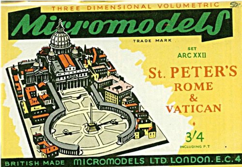Micromodels - St. Peters Rome & Vatican set ARC XXII (original ...