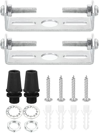 PATIKIL 55mm Ceiling Light Plate Kit, 2 Set Light Fixture Mounting ...