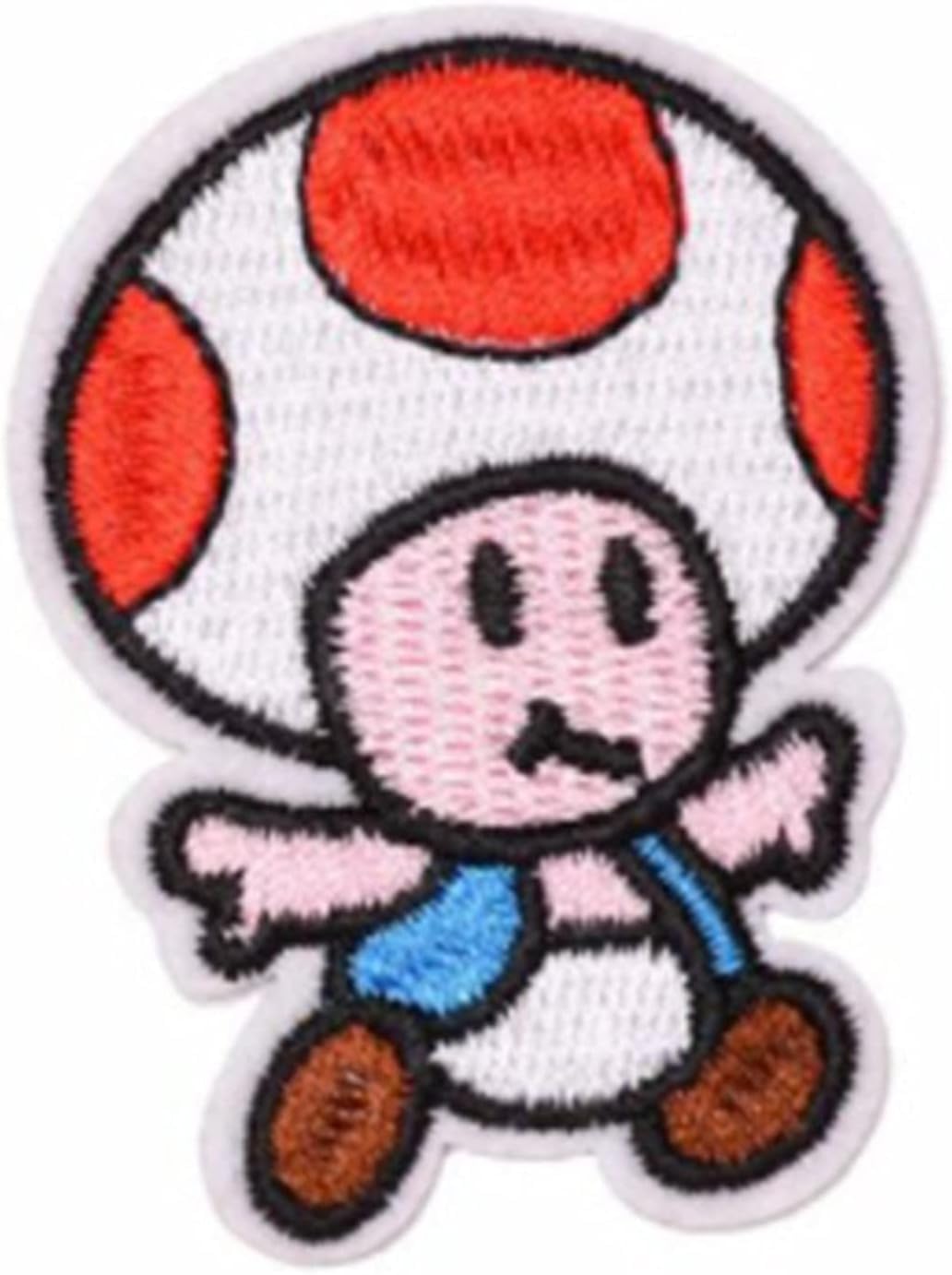 Amazon.com: Mario Game Toad Character Embroidered 2.25" Tall Iron on ...