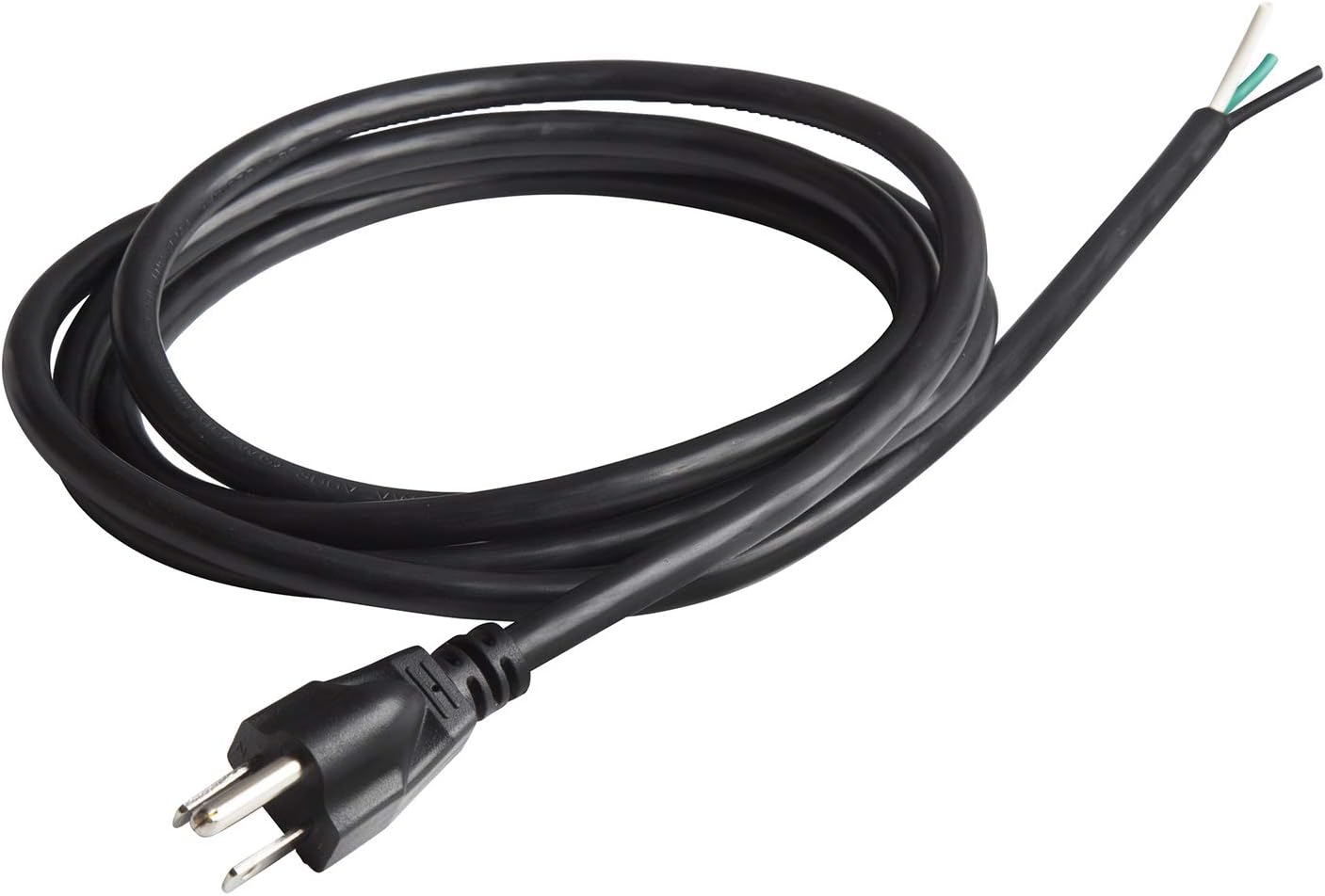 Amazon.com: 12 AWG Replacement Power Cord 12FT 3 Prong Plug, Open End ...