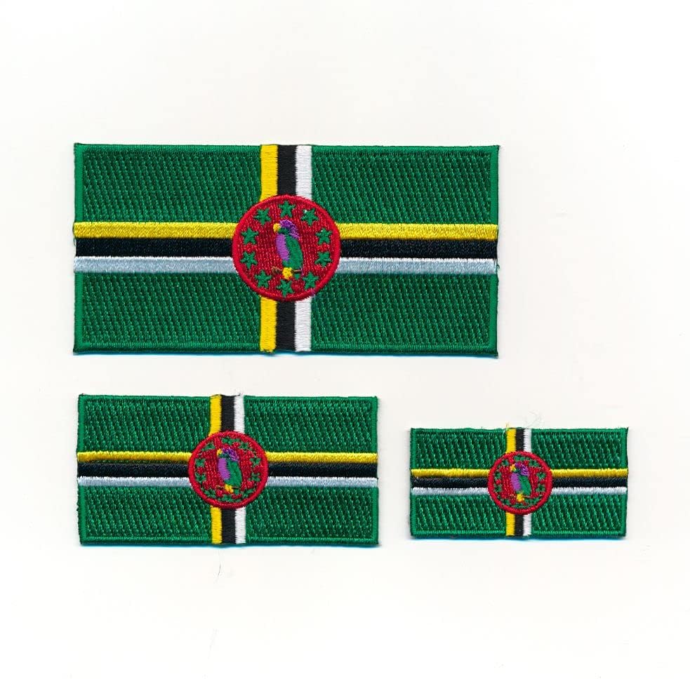 Amazon.fr : 3 Dominique Drapeaux Roseau Flags Caraïbes correctifs ...