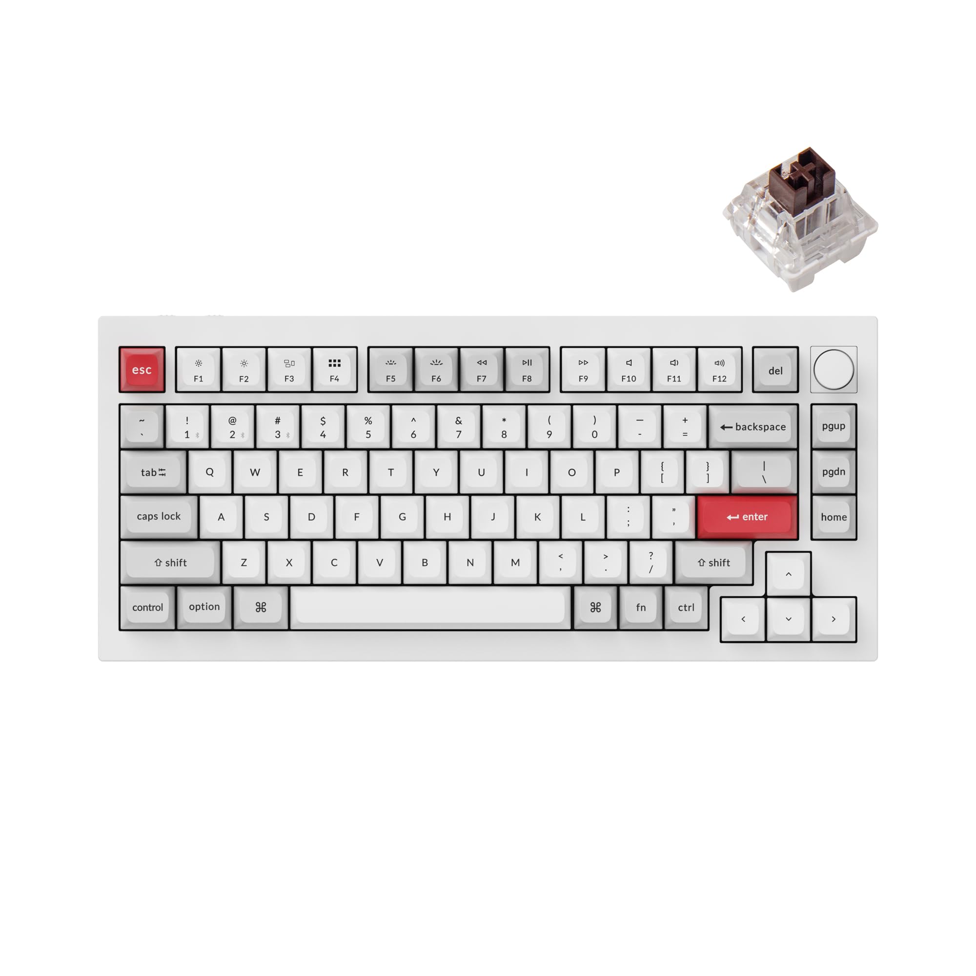 Amazon.com: Keychron Q1 Pro Wireless Custom Mechanical Keyboard, QMK ...