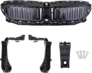 Amazon.com: Bobuluo Front Radiator Grille Active Air Shutter with Motor ...