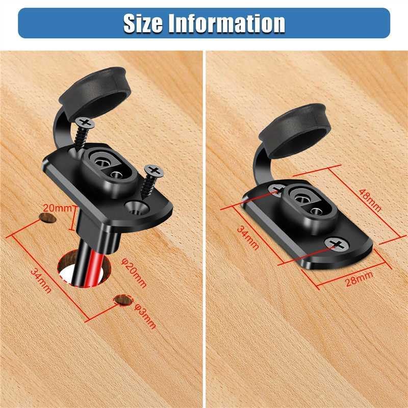 3PCS SAE Quick Connector Harness, 1FT 12AWG SAE Adapter Male Plug to ...