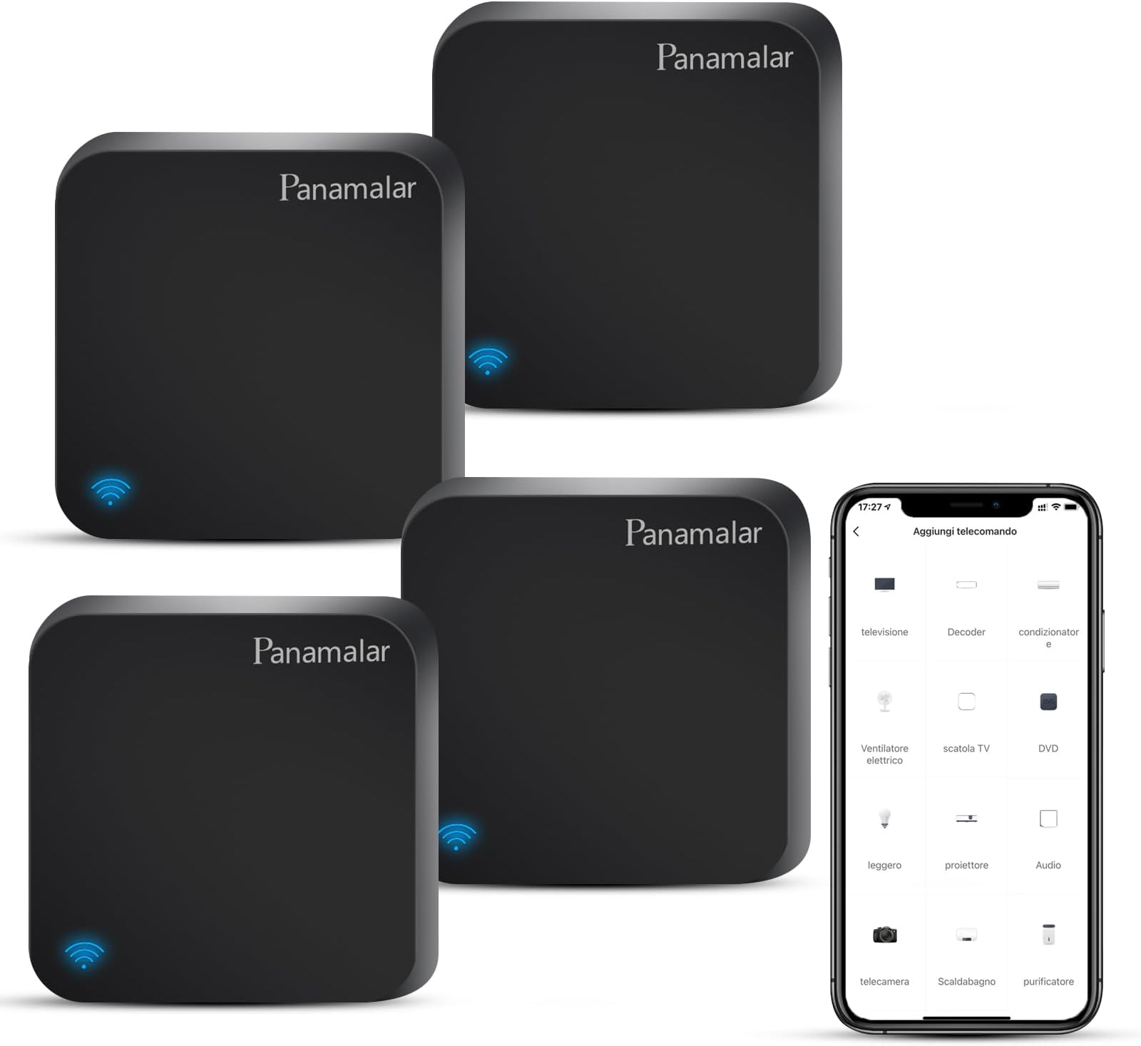 Telecomando IR Smart, Smart Home Automation, Panamalar wireless WiFi ...