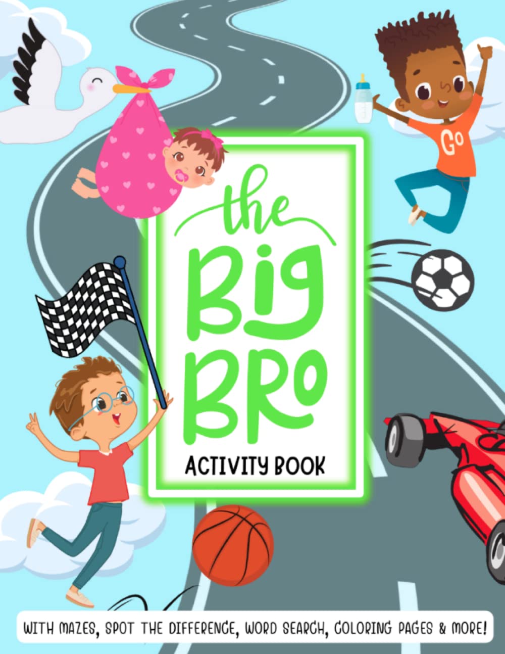 The Big Bro Activity Book: Promoted To Big Brother Gift For Boys: Press ...